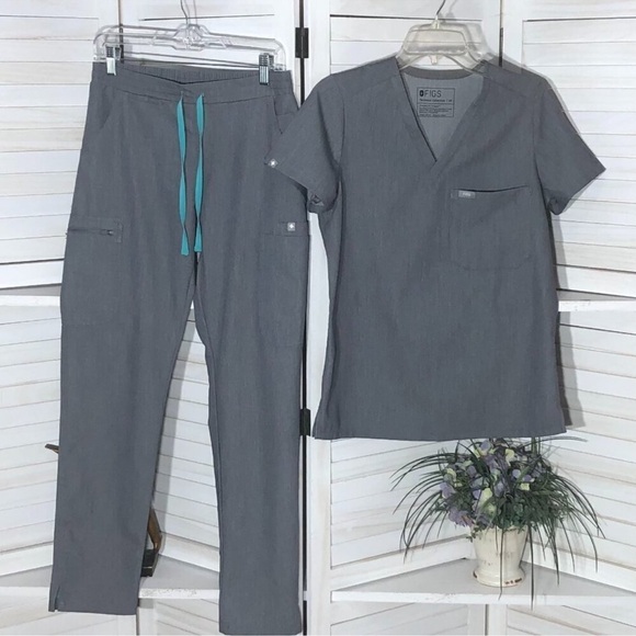 Figs | Pants & Jumpsuits | Figs Nurse Doctor Scrubs Pants Shirt Set ...
